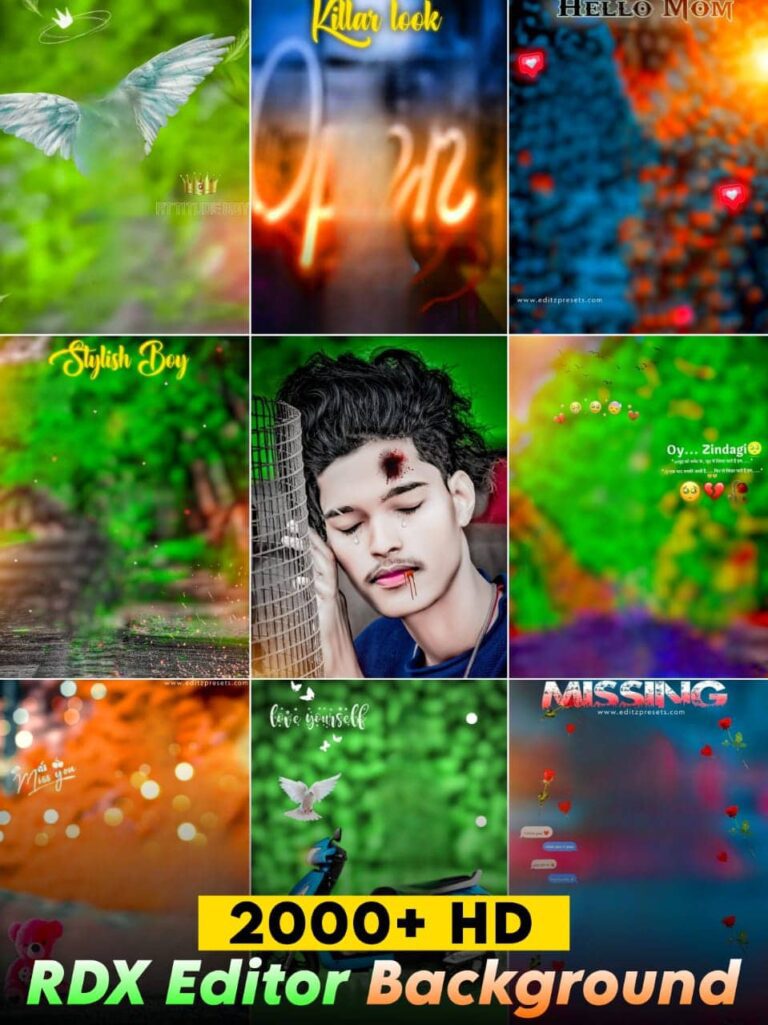 RDX Editor Photo Editing Background 2000+ (FREE Download) - Editz Presets